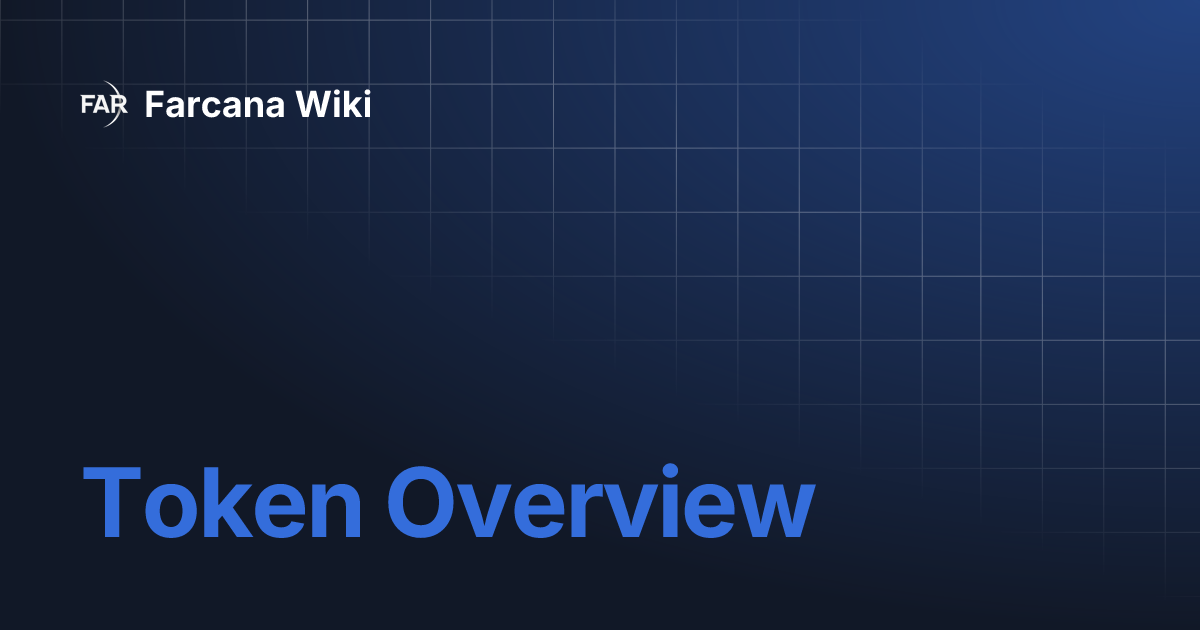 Token Overview | Farcana Wiki